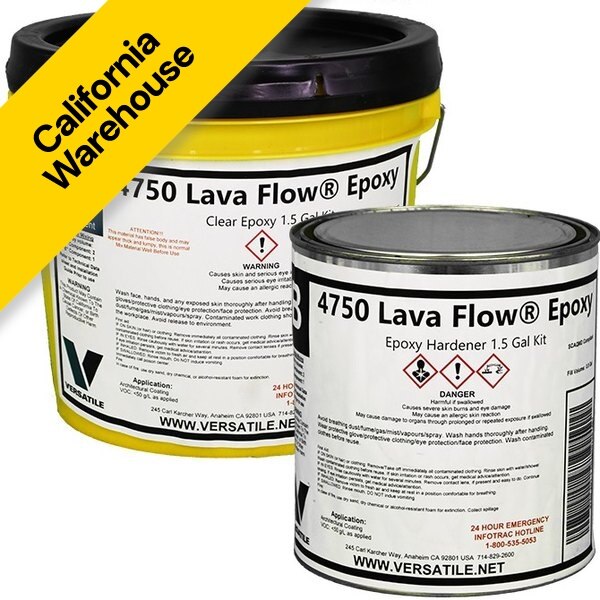 4750 100% Solids Lava Flow® Metallic Epoxy System for CA Warehouse ...