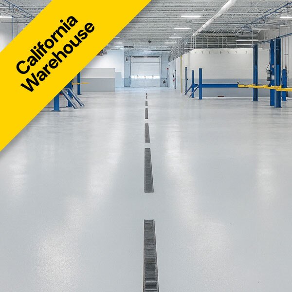 4800 Industrial 100% Solids Epoxy Floor Coating for CA Warehouse ...